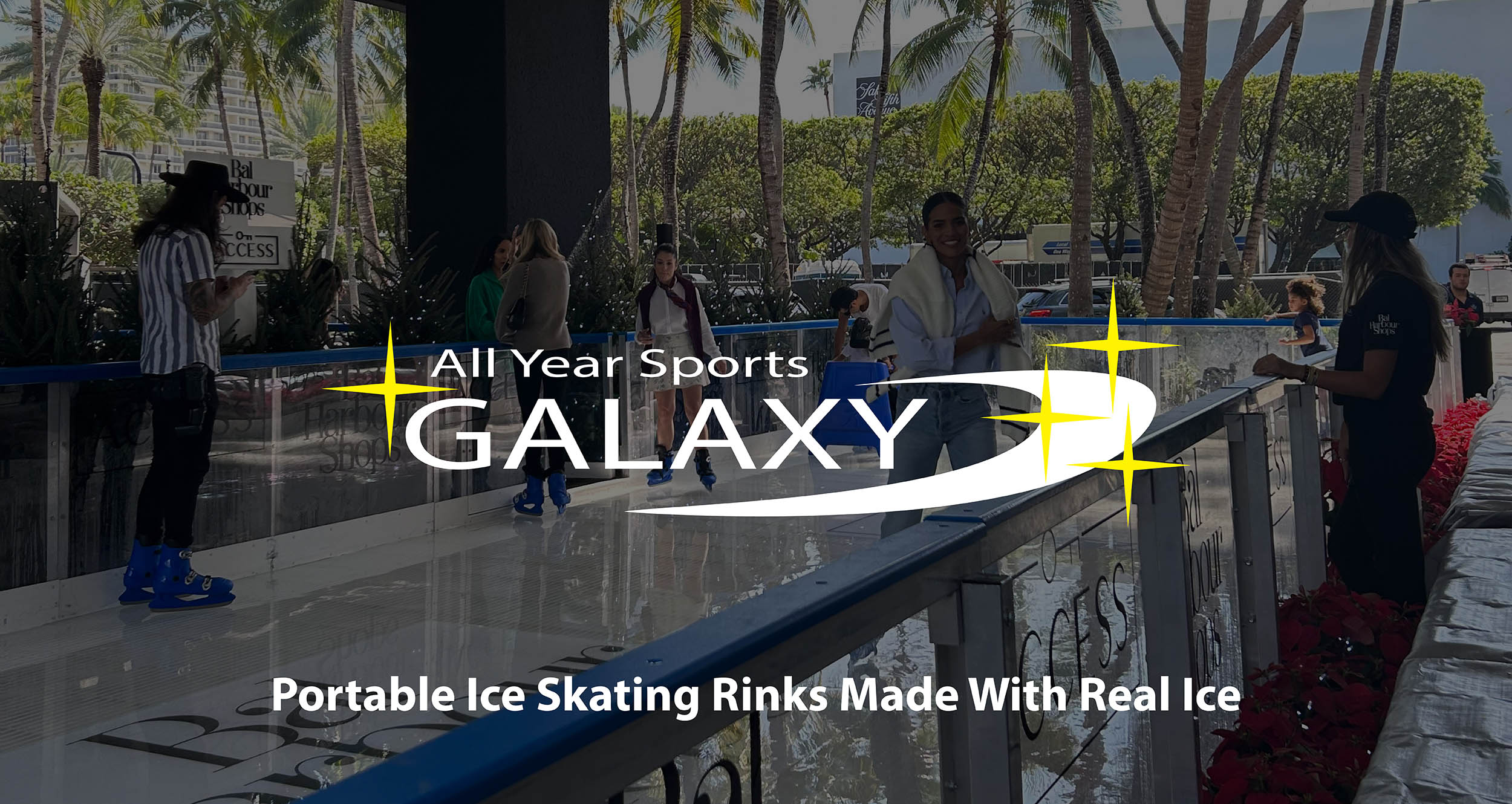 Portable Ice Rink Rentals & Sales - Made with Real Ice!